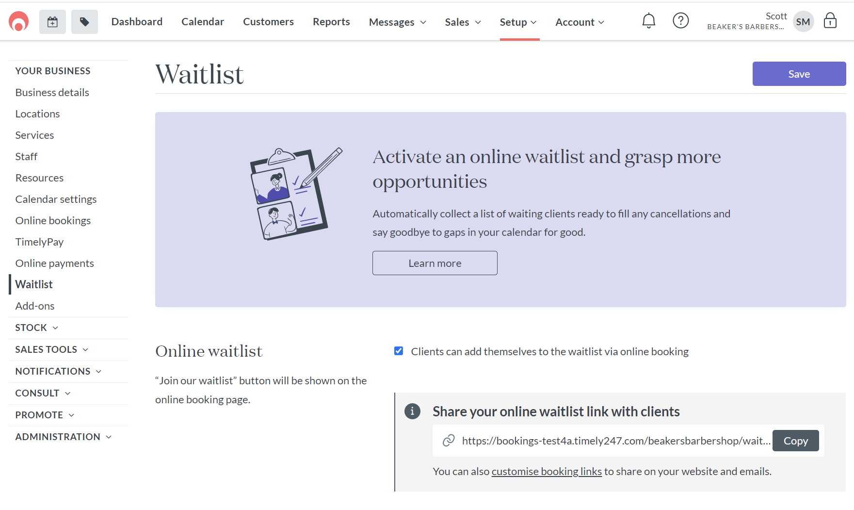 Have your clients add themselves to your waitlist – Timely Have your clients add themselves to your waitlist – Timely