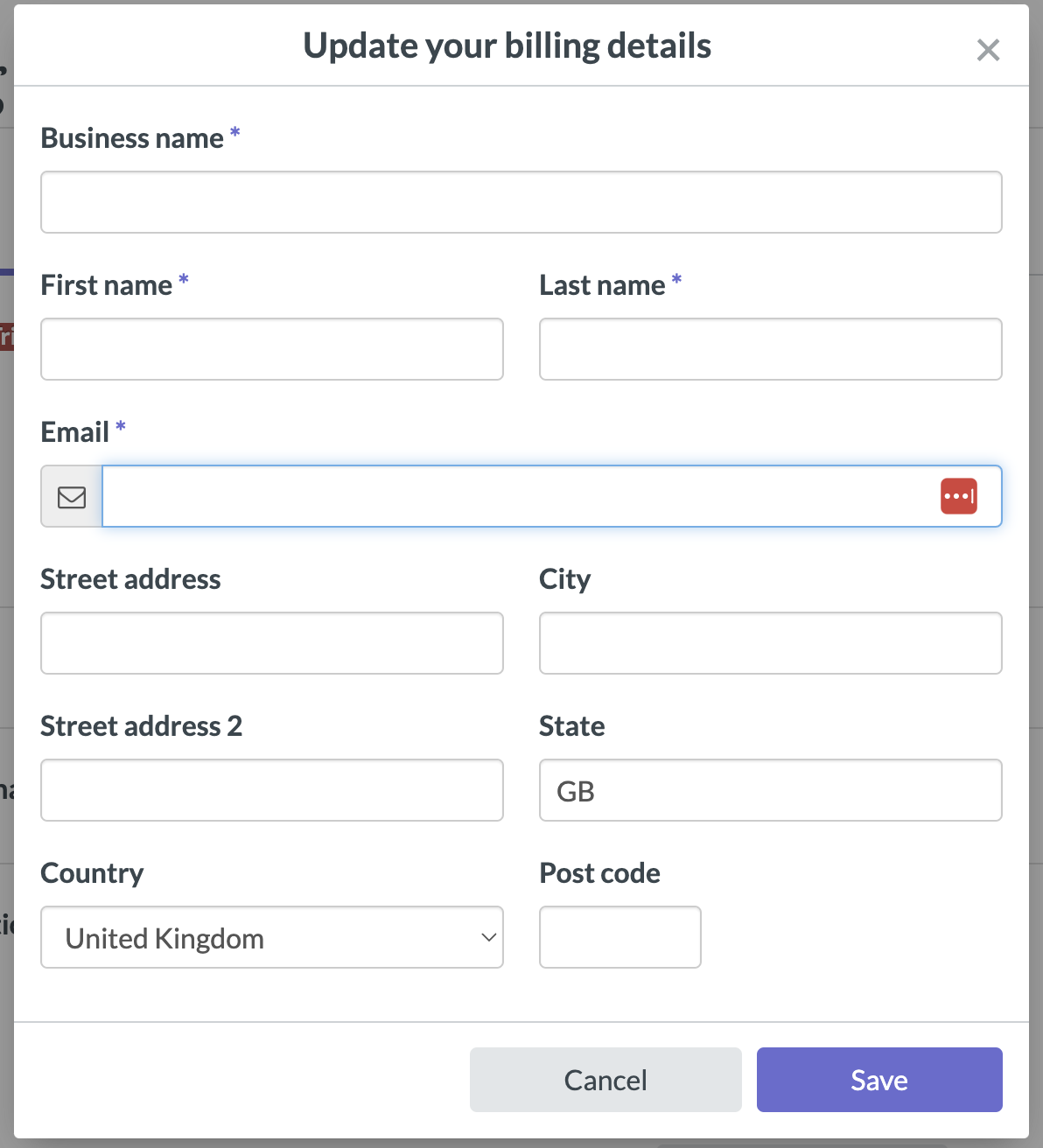 How to update your billing details – Timely