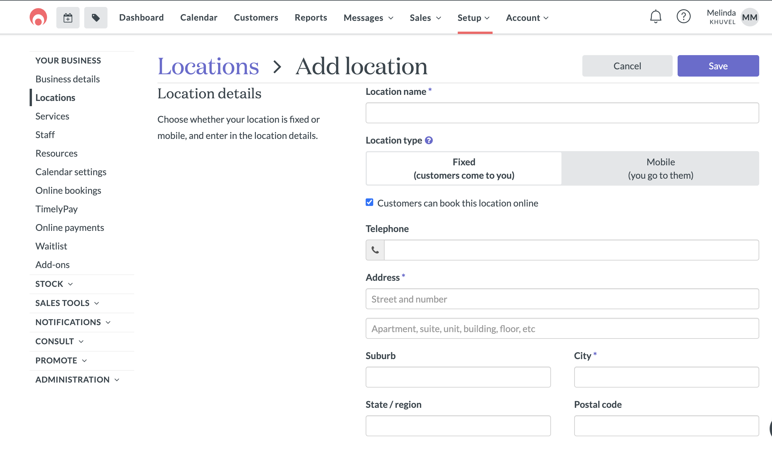 How to add locations – Timely