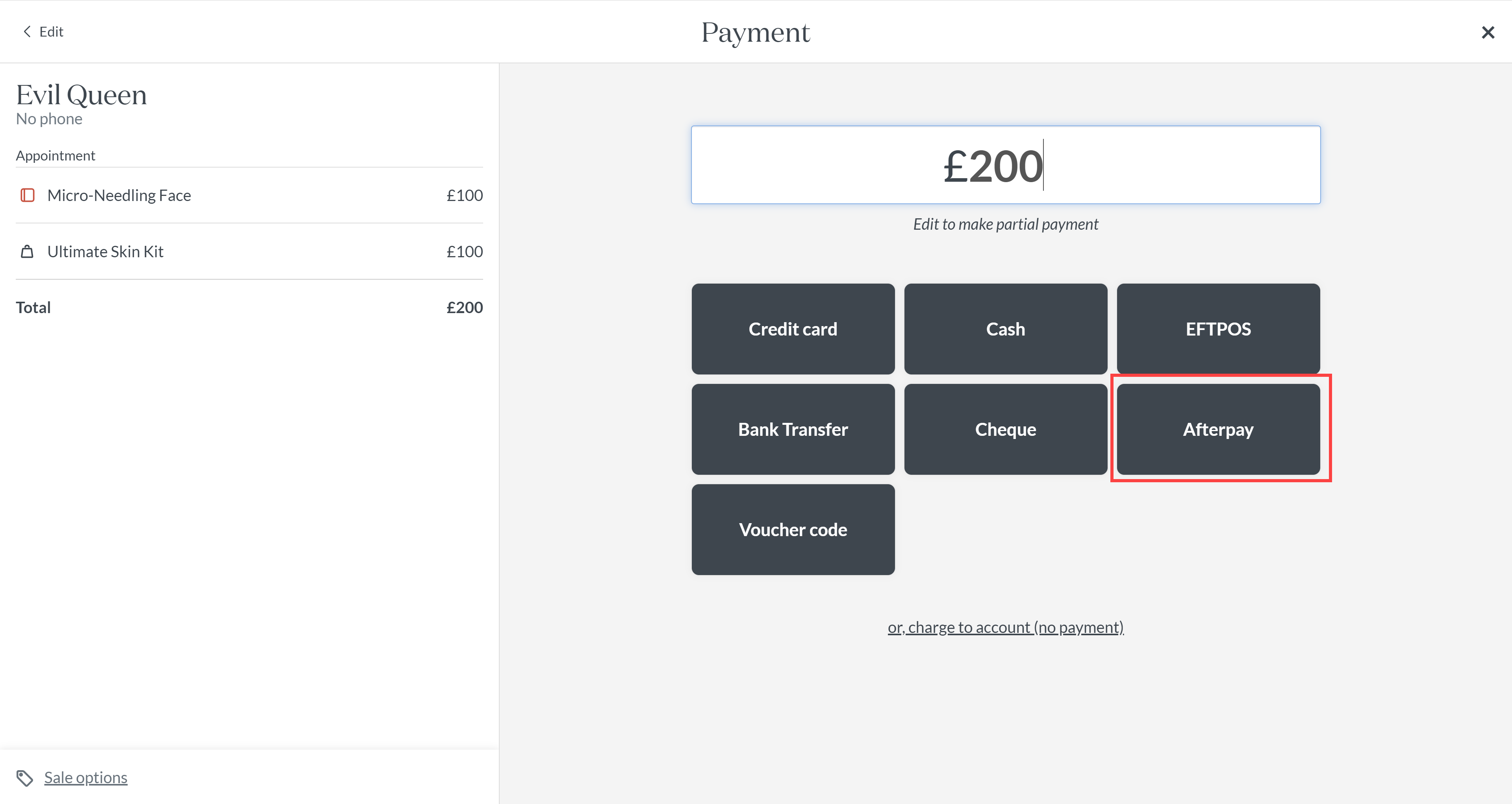 Payments using Afterpay – Timely