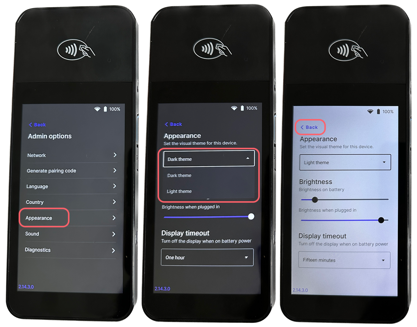 Customise your Touchscreen terminal – Timely